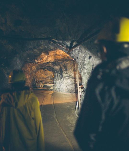 Im Bergwerk Ridnaun geht’s unter Tage